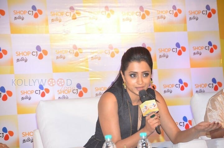 Actress Trisha At Shop Cj Tamil Channel Launch Photos 12 (26921 ...