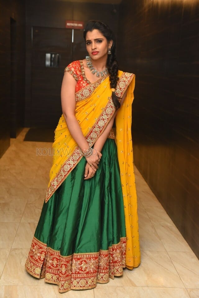 Anchor Syamala At Raja Vaaru Rani Gaaru Pre-release Event Photos 16 ...