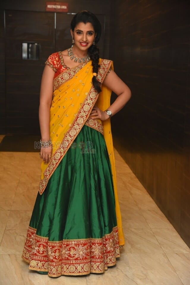 Anchor Syamala At Raja Vaaru Rani Gaaru Pre-release Event Photos 36 ...