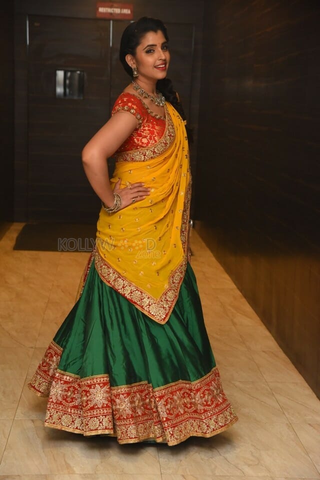 Anchor Syamala At Raja Vaaru Rani Gaaru Pre-release Event Photos 37 ...
