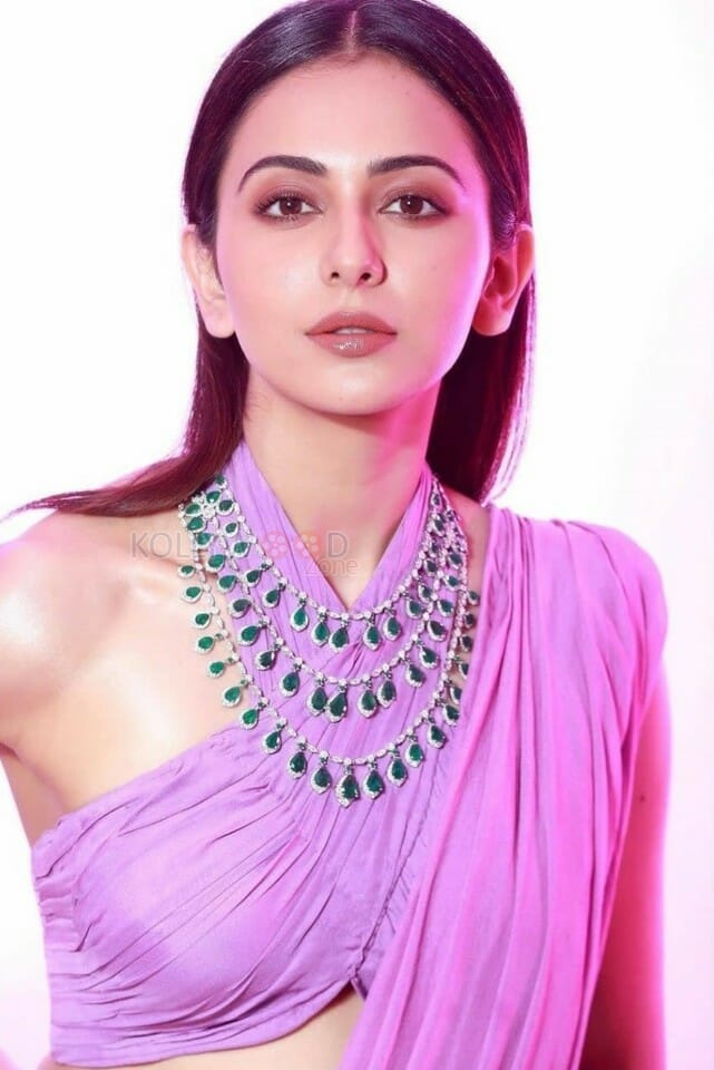 Beautiful Rakul Preet Singh Sexy Pink Dress Photos 07 (37742 ...