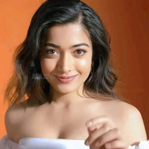 Beauty Queen Rashmika Mandanna In A White Off Shoulder Top And Denim Pant Photos 02 (261597 ...