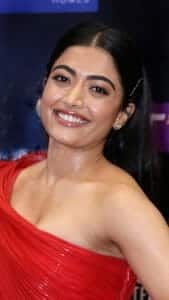 Happy Birthday Rashmika Mandanna In A Red Dress Pictures 01 (229460 ...