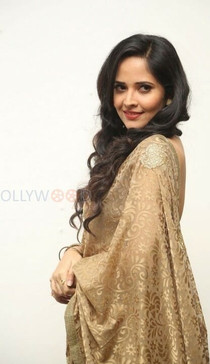 Actress Anasuya Spicy Saree Pictures 16 (68564) | Kollywood Zone