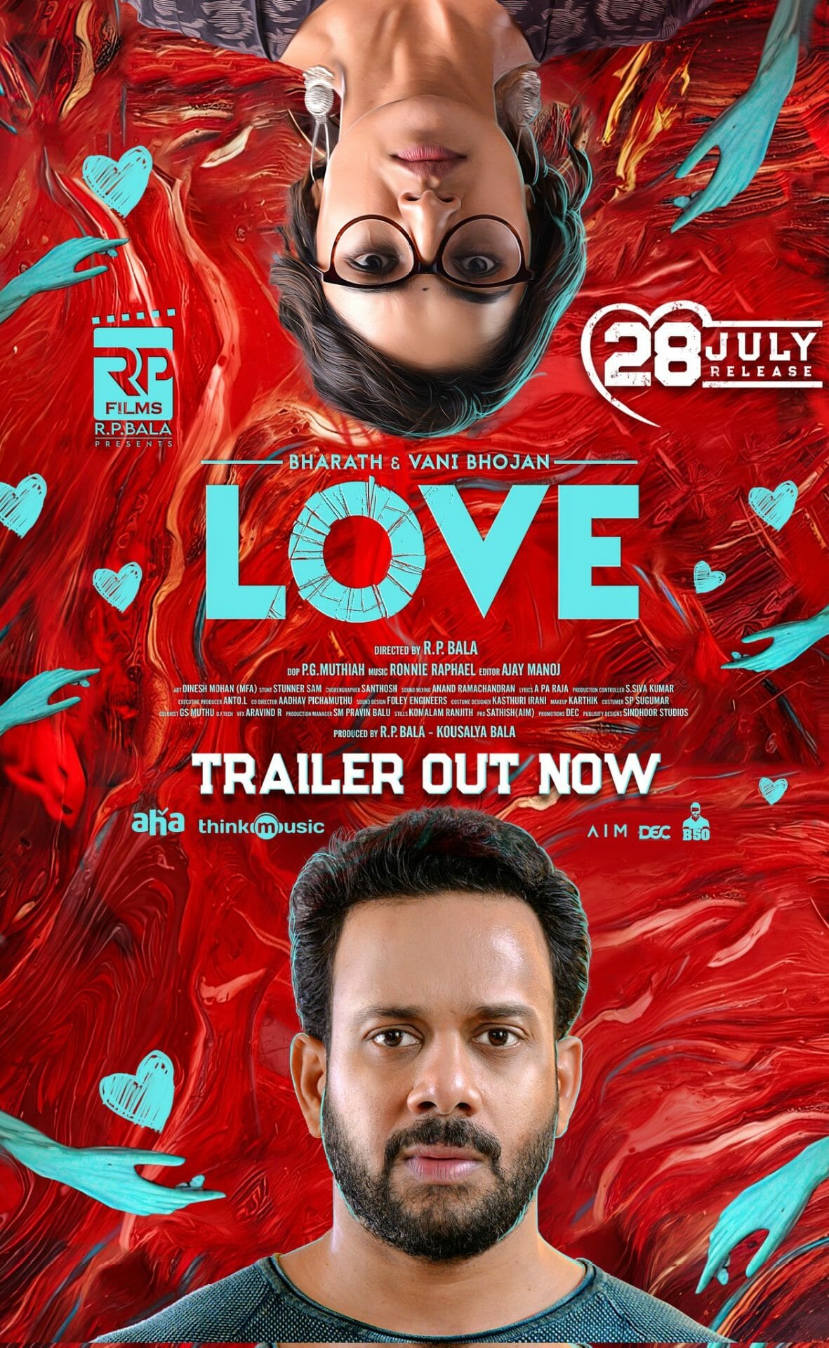 Bharath And Vani Bhojan’s Love Trailer: Hints At An Intriguing Thriller ...