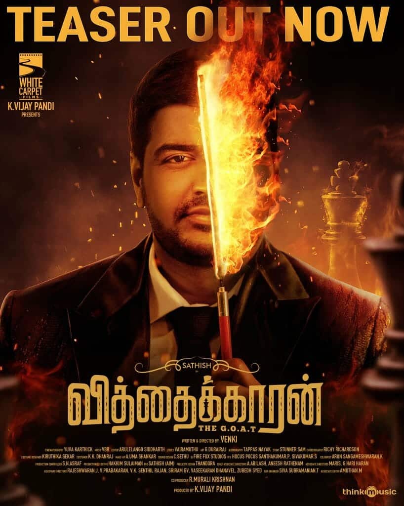 Sathish’s Vithaikkaaran Teaser: Promises To Be An Intriguing Crime ...