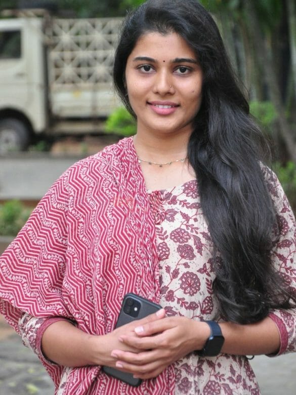 Actress Saranya Pradeep At Ambajipeta Marriage Band Movie Teaser Launch ...