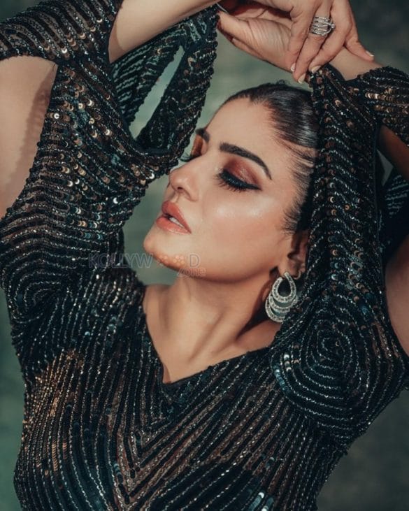 Sexy Raveena Tandon In Black Photoshoot Stills 02 (244776) | Kollywood Zone