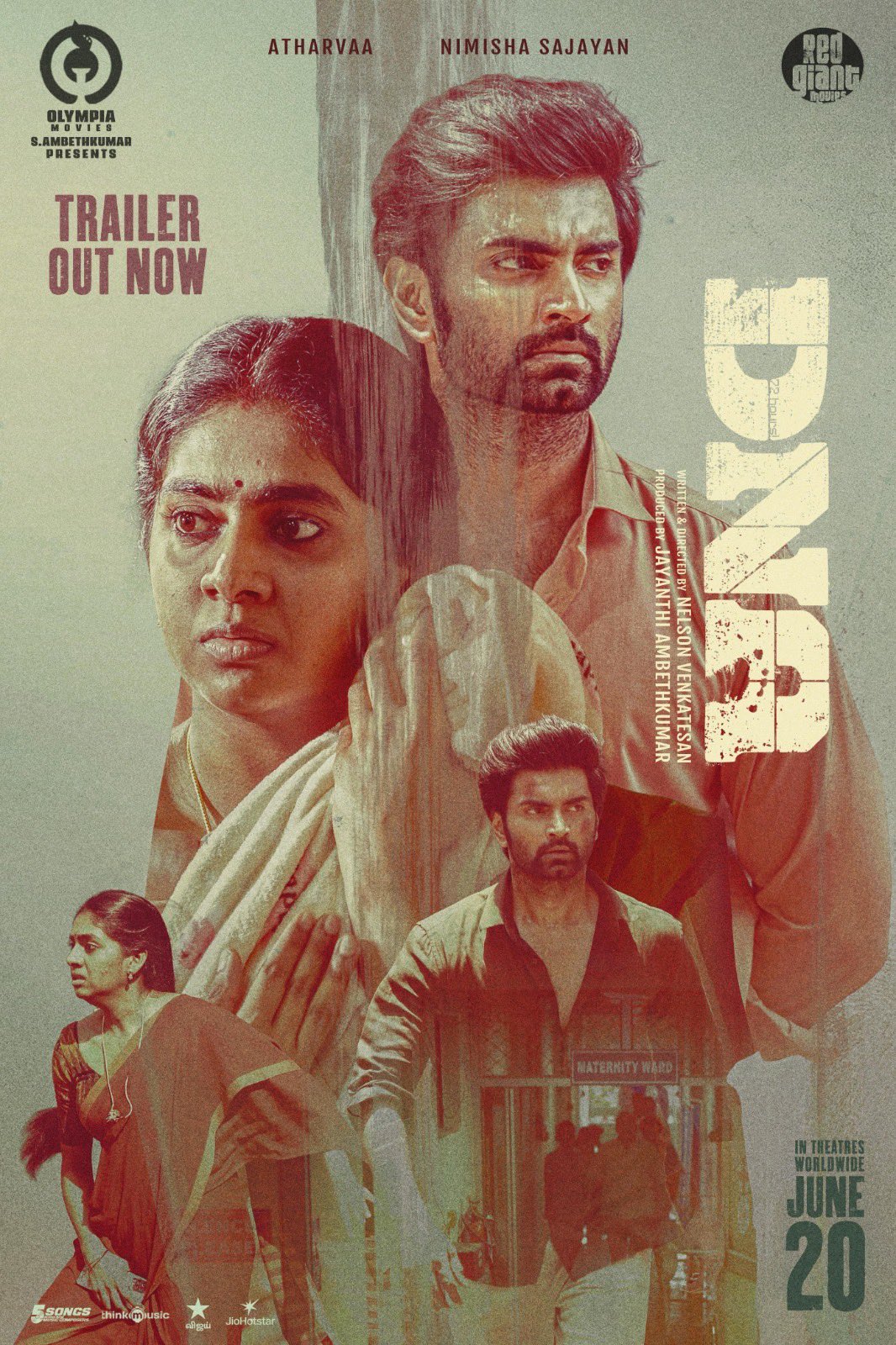 Atharvaa’s DNA Trailer: A Couple’s Struggle In Navigating Post-Partum ...