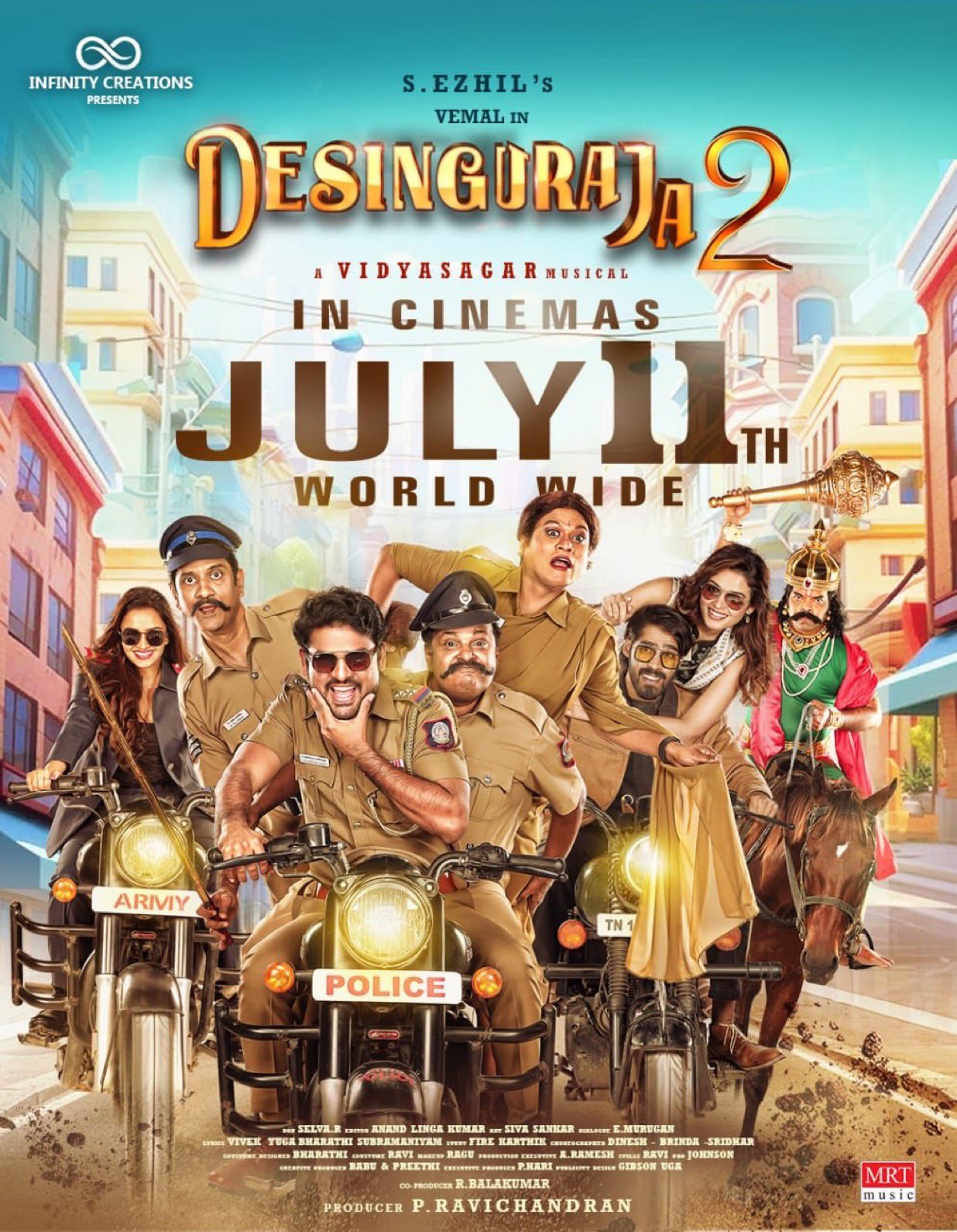 Lyrical Video Song ‘Pidaari Kovil Thoppu’ From Vemal’s Desingu Raja 2 ...