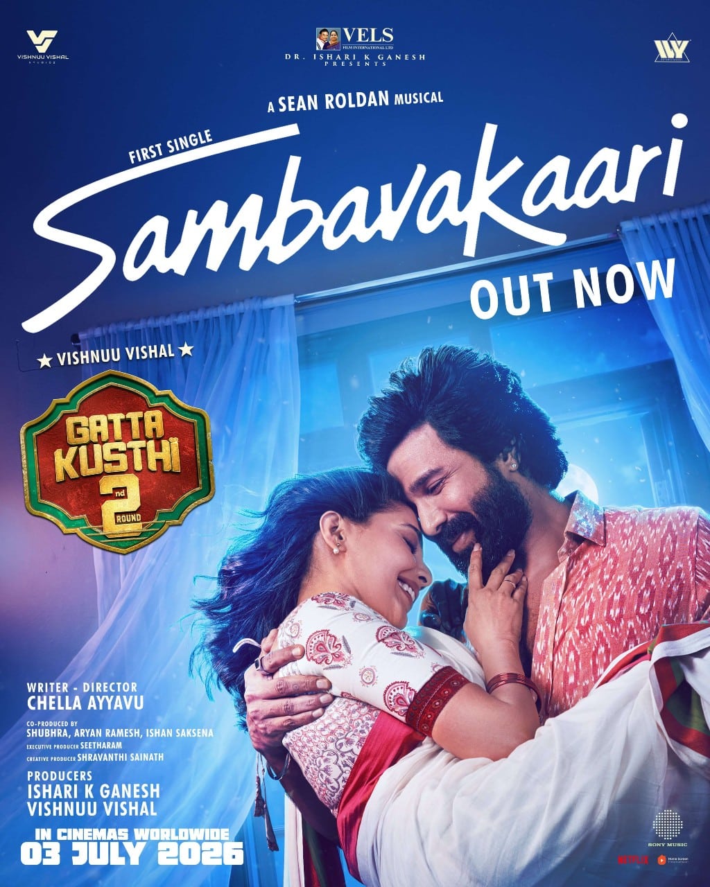 ‘Sambavakaari’ First Single From Vishnu Vishal’s Gatta Kusthi 2 Is Here ...